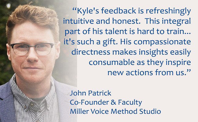 Coaching - Kyle Cameron - Kyle Cameron - Actor / Musician